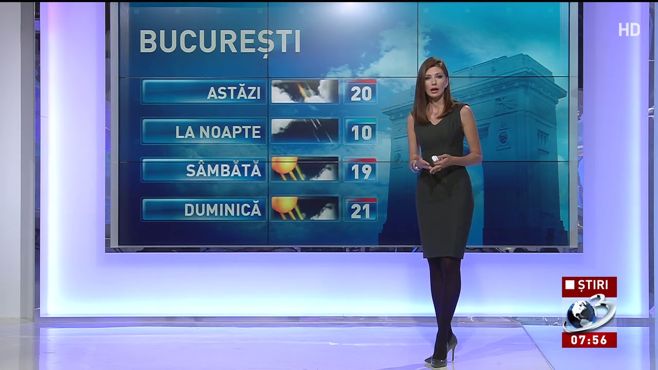 Prognoza meteo pentru următoarelele trei zile - YouTube