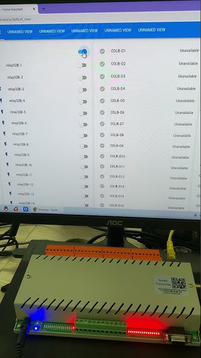 KC868-H32B relays control in Home assistant by MQTT ＃shorts - YouTube