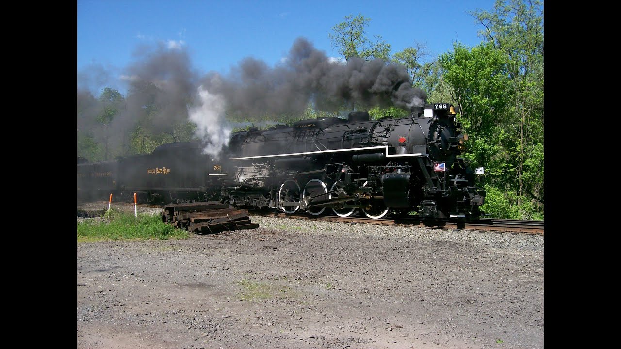 NKP 765 on the NS Pittsburgh Line 5/25-27/13 - YouTube