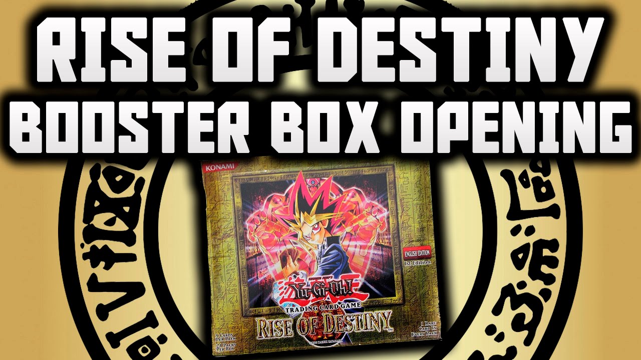 YU-GI-OH! Rise Of Destiny 1st Edition Booster Box Opening - YouTube