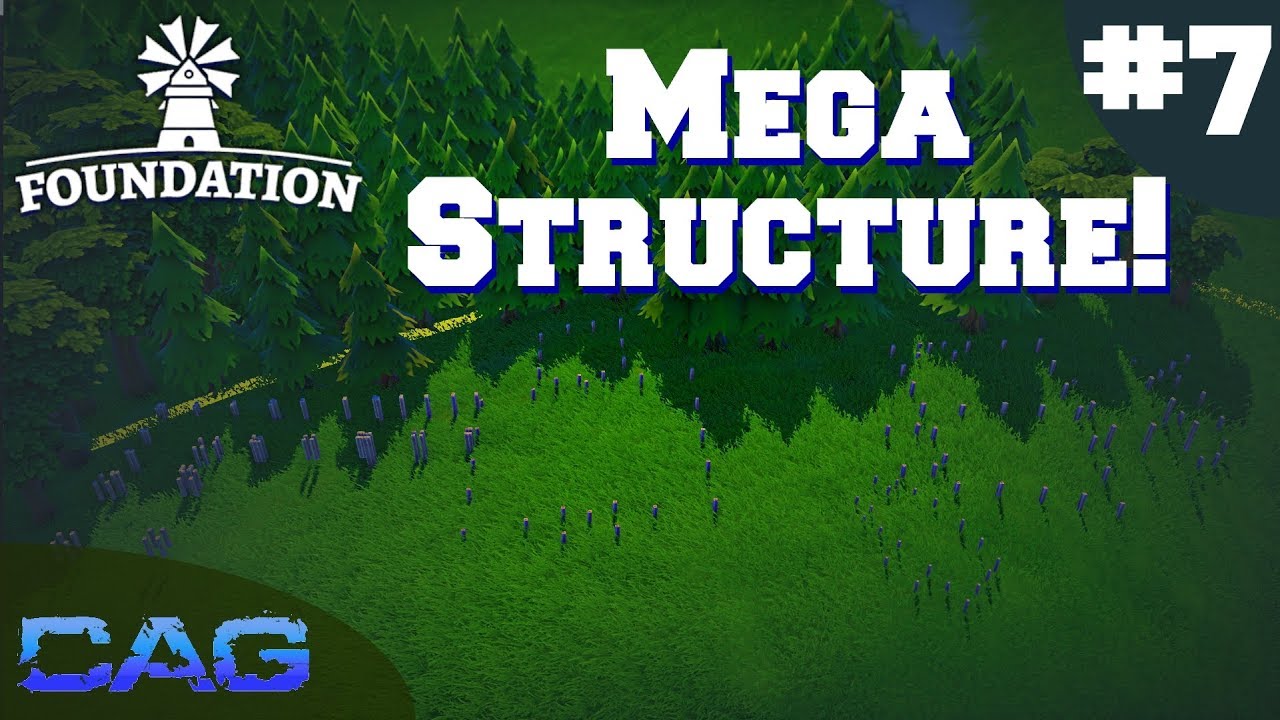 Foundation gameplay ep 7 || MEGA structure!! || Foundation Valley map ...