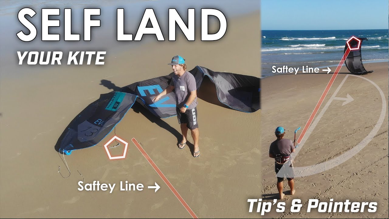 Self Landing - Land your Kite - Best & Safest method. - YouTube