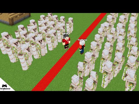 MİNECRAFT DEV ZOMBİ ORDULARI KALE SAVUNMASI