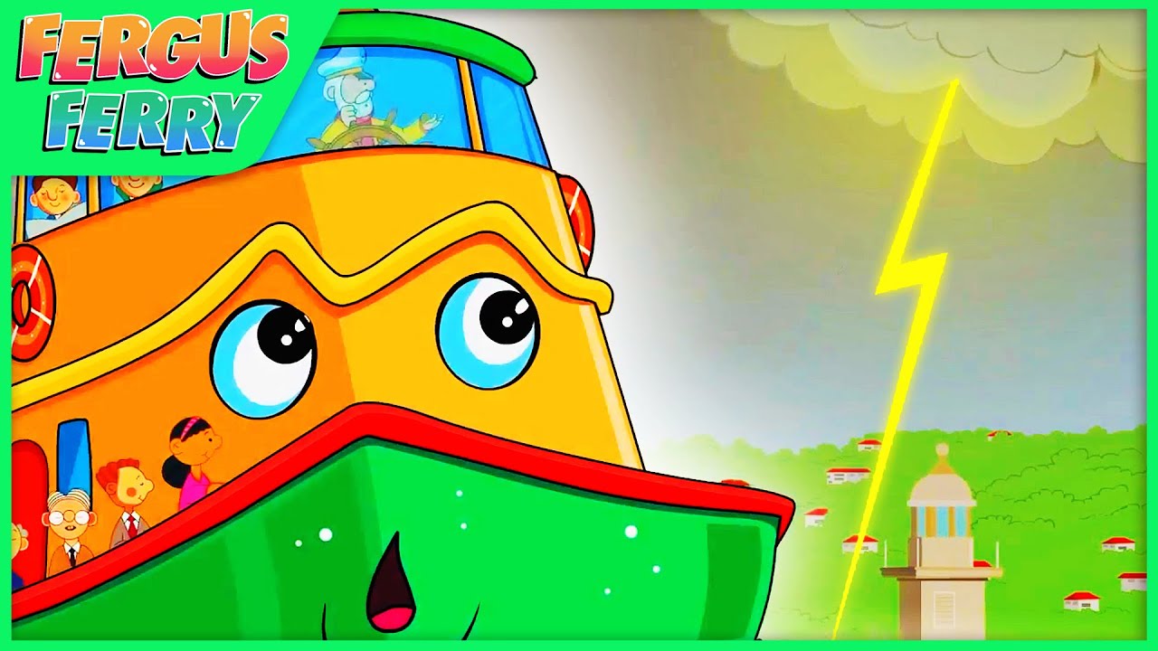 Ep. 1 'Fergus Ferry Braves the Storm' | Boats for Children | Cartoons ...