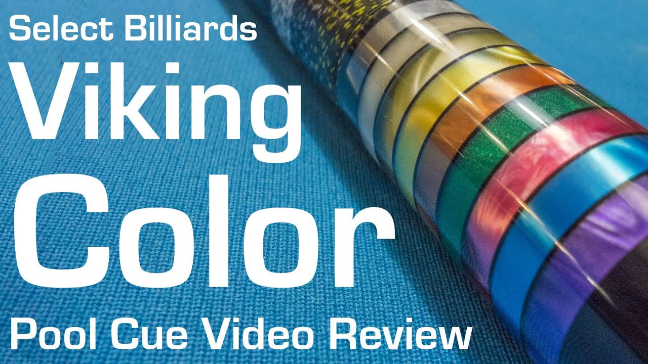 Viking Color Pool Cue Video Review by Select Billiards - YouTube