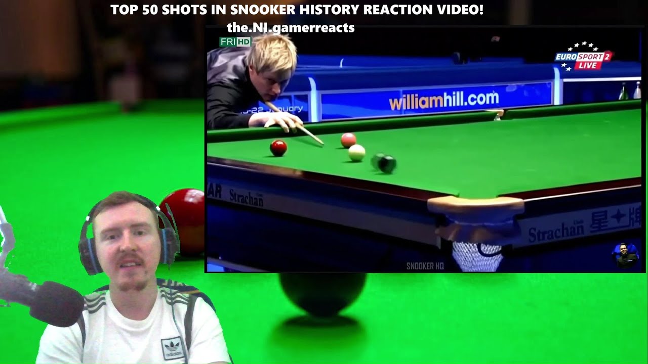 Top 50 shots in SNOOKER history reaction video! These guys are wizards ...