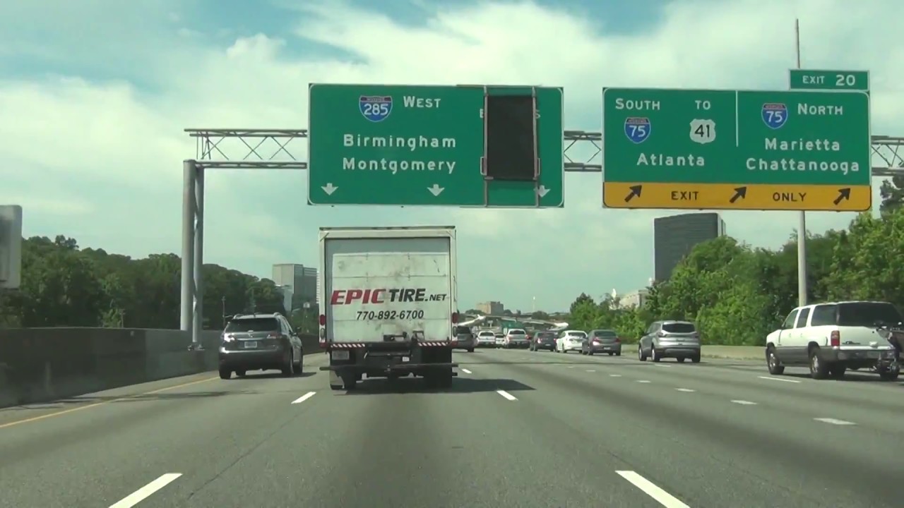Georgia - Interstate 285 Outer Loop (The Perimeter) - Mile Marker 30 to ...