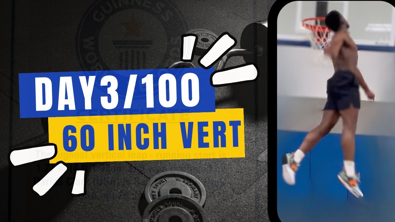 Day 3/100 of achieving a 60 inch max vertical - YouTube