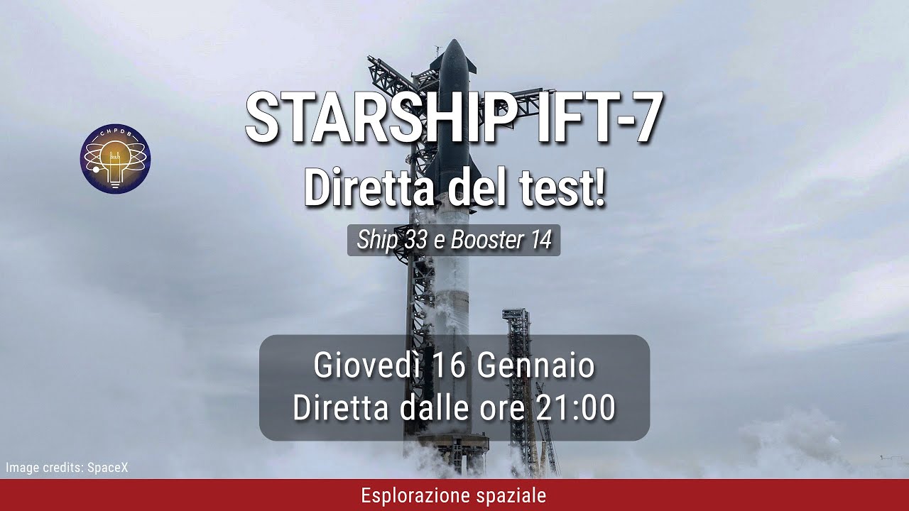 Starship IFT-7 | Diretta del test! - YouTube