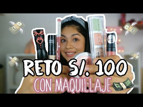 RETO S/.100 SOLES CON MAQUILLAJE ! - Evelynlugod