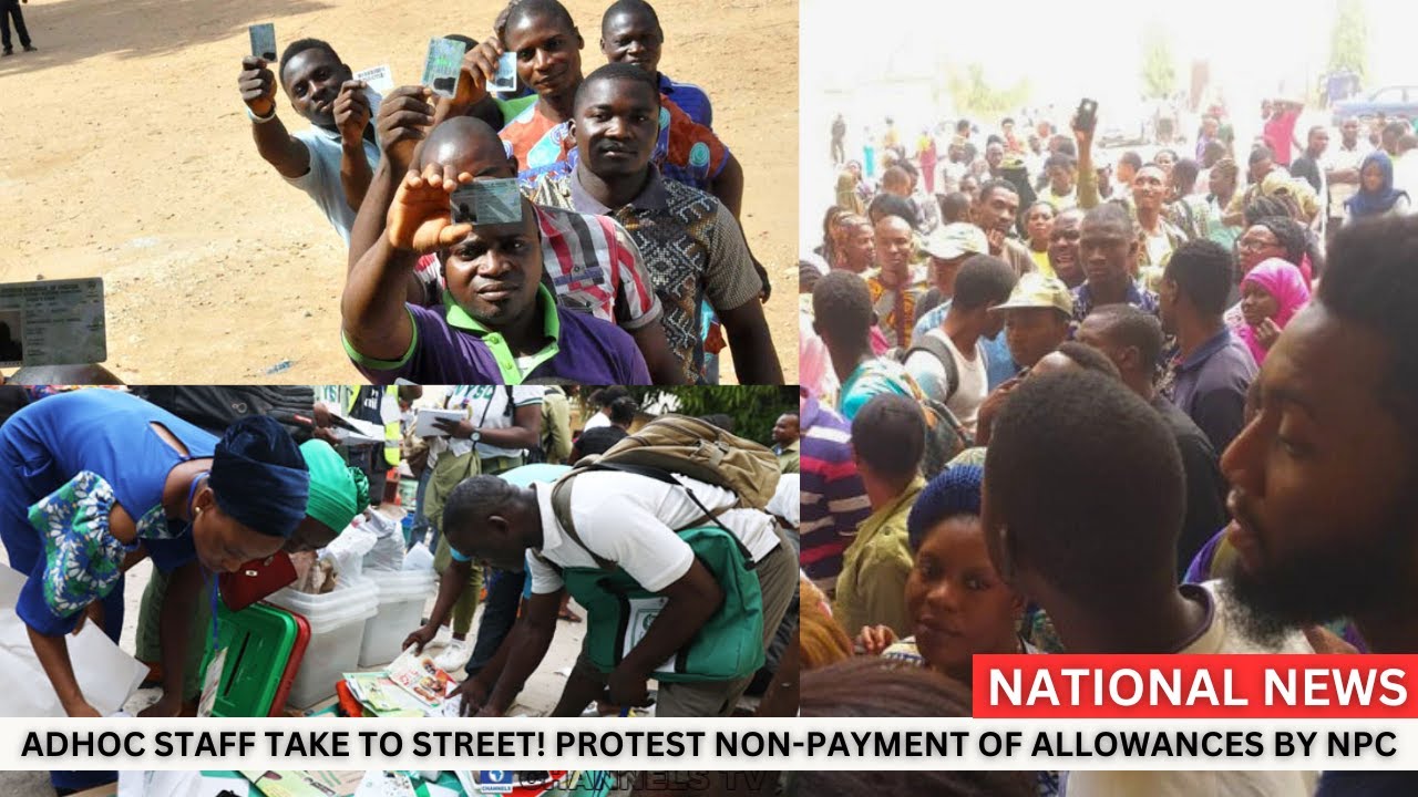ADHOC STAFF TAKE TO STREET! PROTEST NON-PAYMENT OF ALLOWANCES BY NPC ...