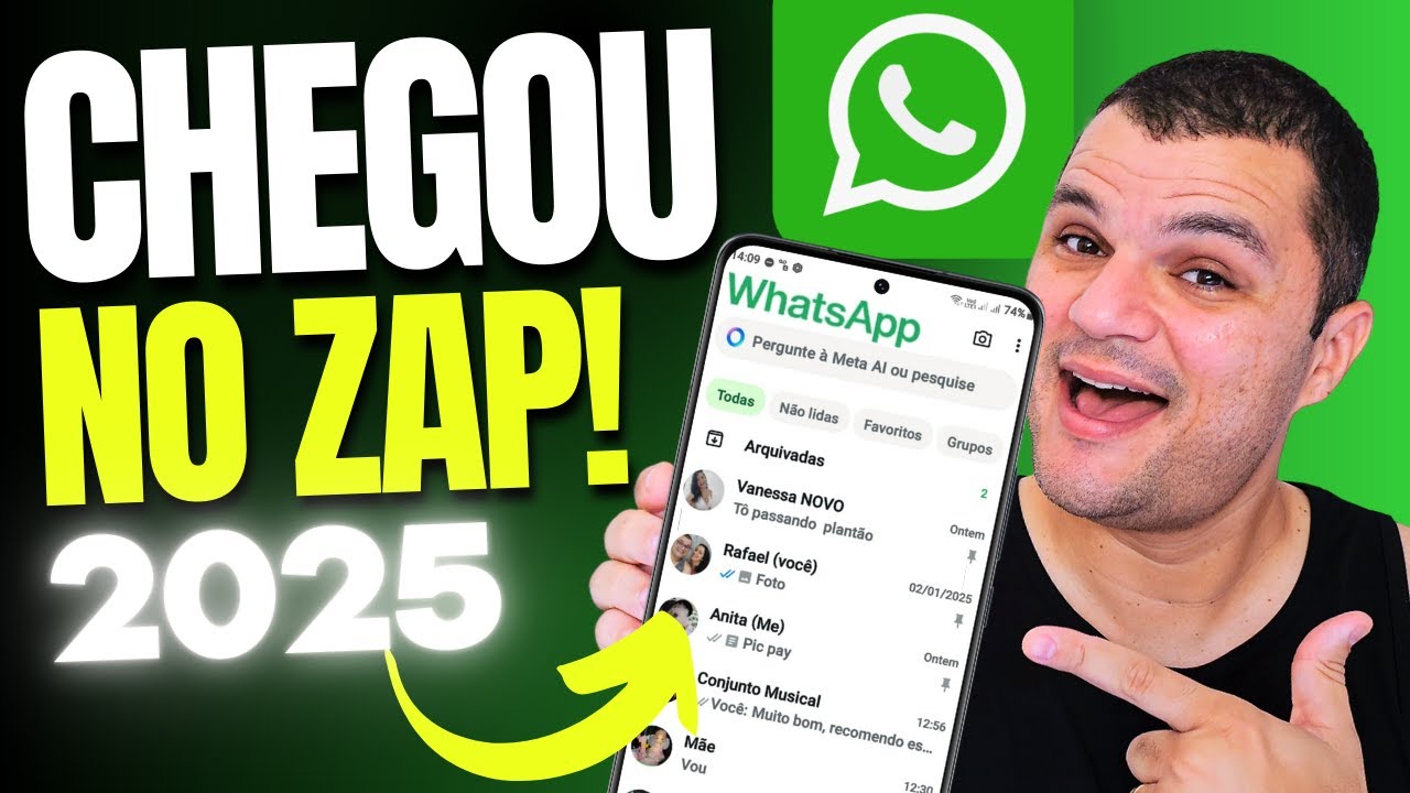 ATUALIZAÇÕES QUE CHEGARAM NO WHATSAPP DO ANDROID EM 2025 QUE VOCÊ ...