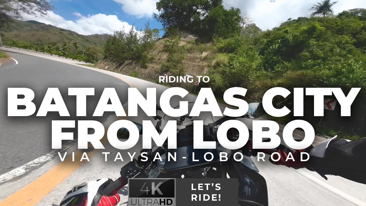 Riding from Lobo Batangas to Batangas City via Taysan-Lobo Road ...