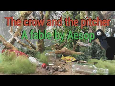The crow and the pitcher. A Fable By Aesop - YouTube