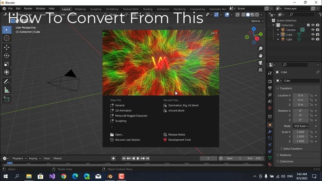 How To Change Splash Screen Of Blender - YouTube