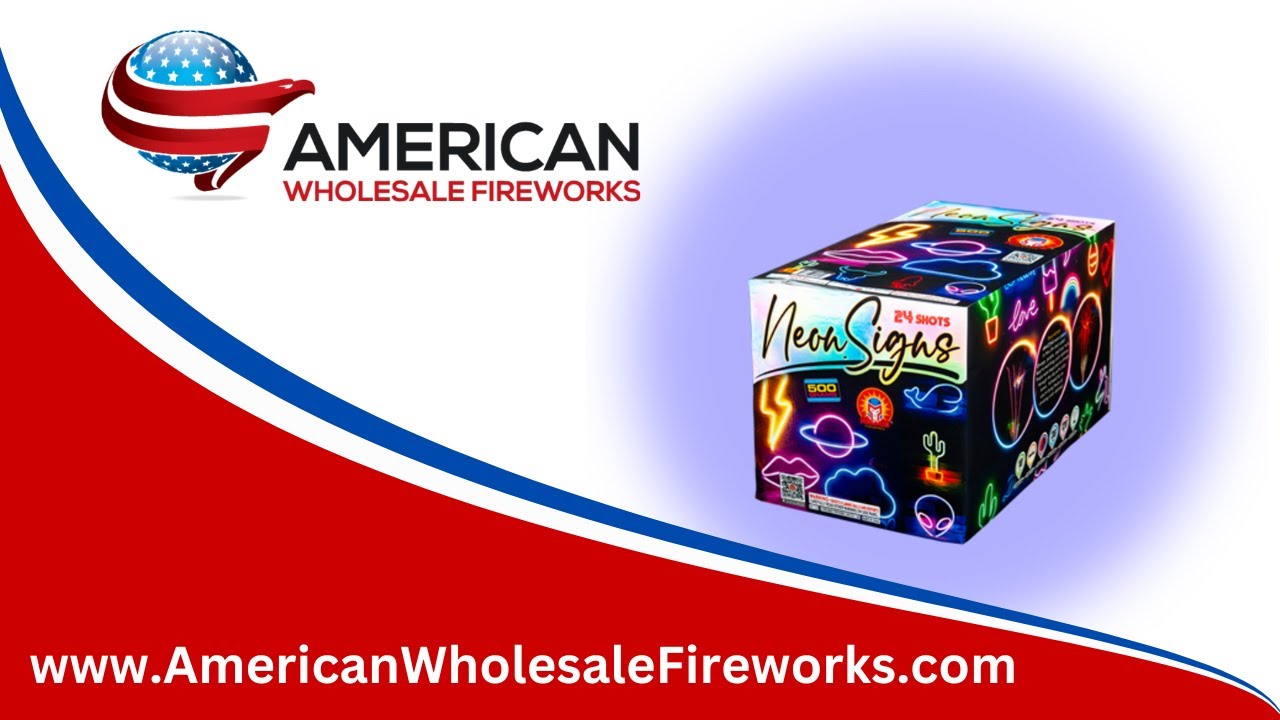 Neon Signs - M1132 ... Available at American Wholesale Fireworks! - YouTube
