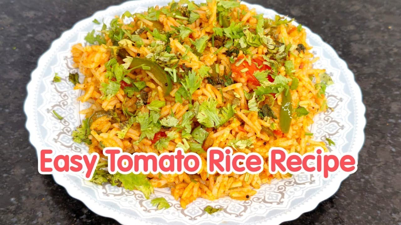 Easy Tomato Rice Recipe in 5 Minutes for Beginners - YouTube