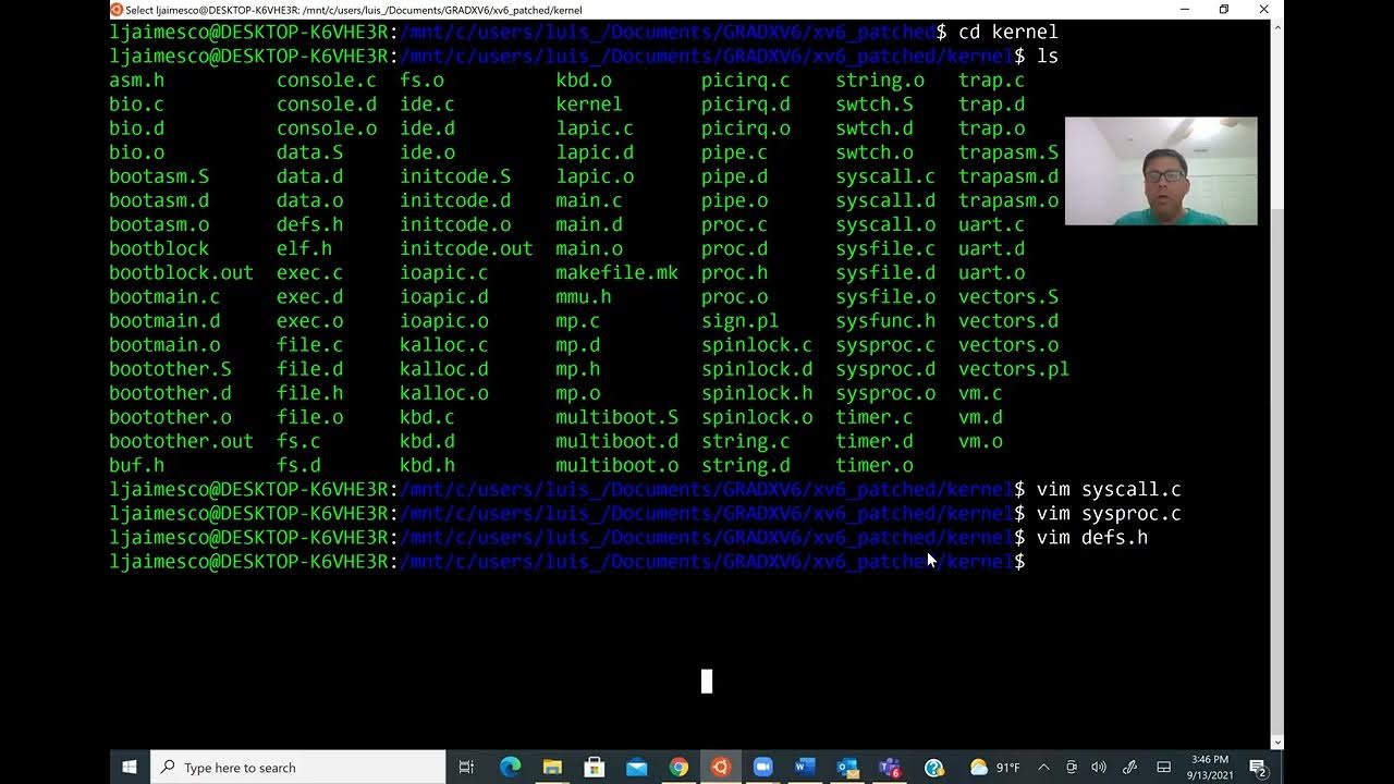 System call in XV6 that counts the number of syscalls executed so far - YouTube