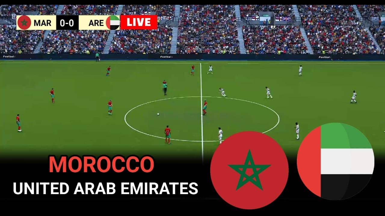 🔴 LIVE: Morocco vs United Arab Emirates | FIFA Arab Cup 2025 | Full ...