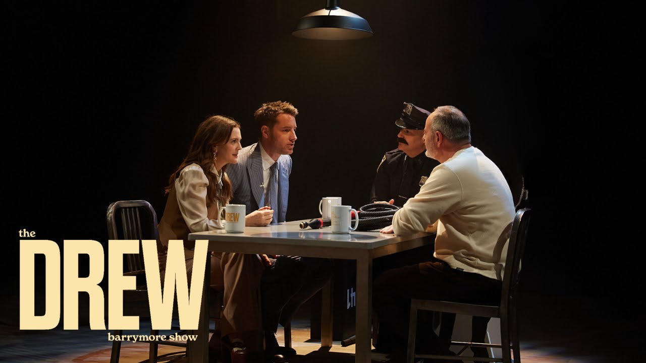 Justin Hartley & Drew Barrymore Interrogate Man with "Mystery Job" | The Drew Barrymore Show ...