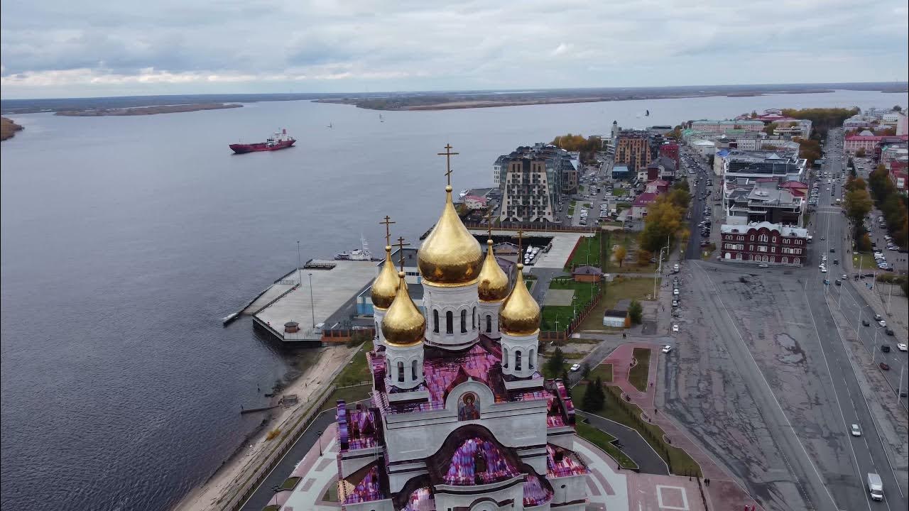 Архангельск. Набережная Северной Двины. Сентябрь. #DJIMINI2 #LumaFusion ...
