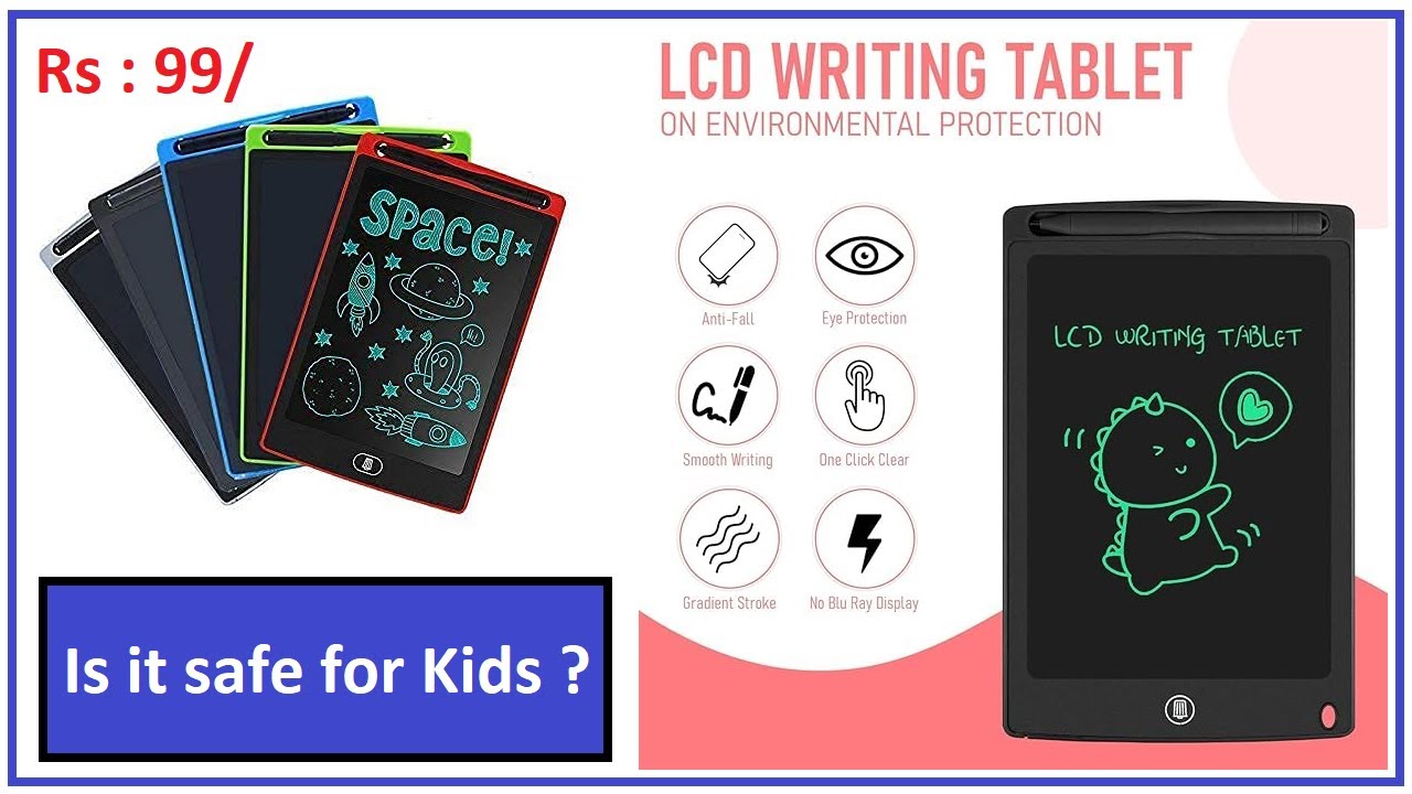 LCD Writing Tablet Pad for Kids | Digital Magic Slate | Electronic ...