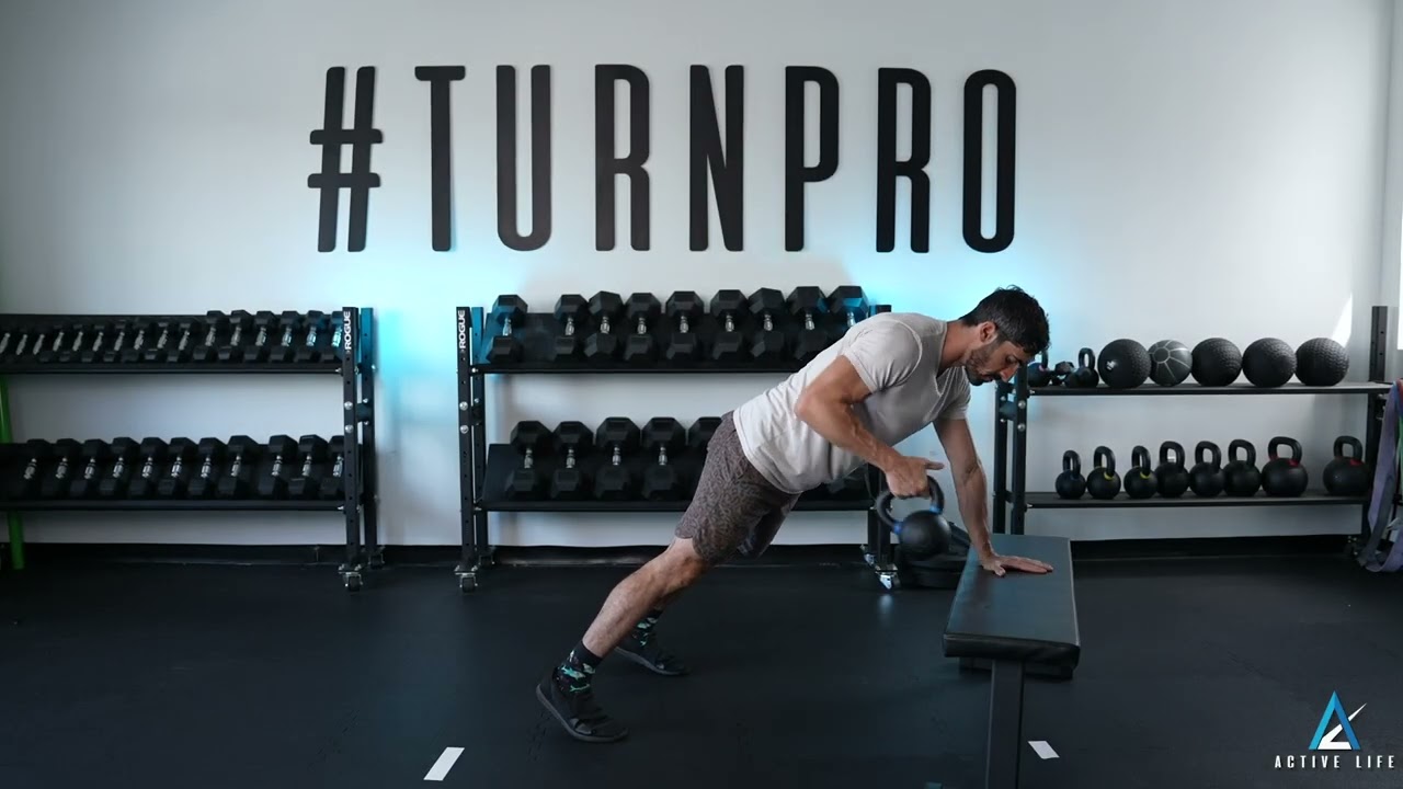 Bench Plank Rows - YouTube