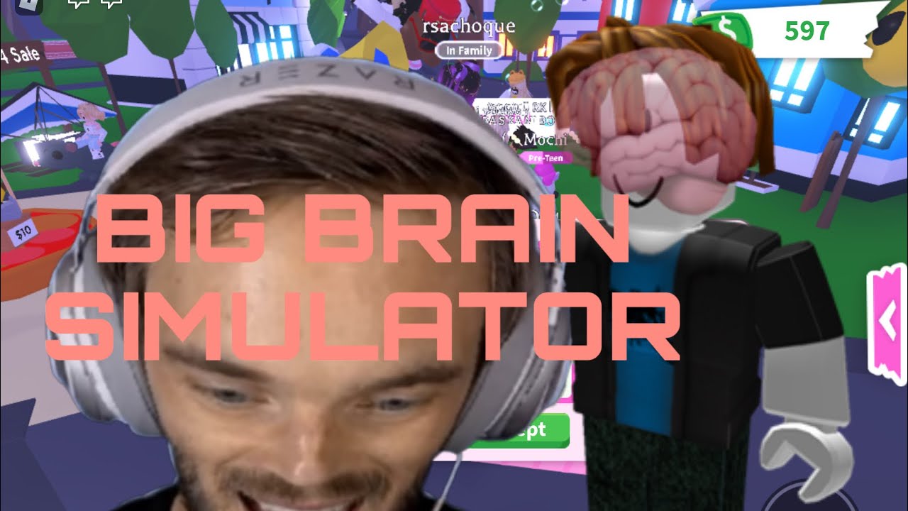 Big Brain Simulator di Roblox! Frissoeon - YouTube