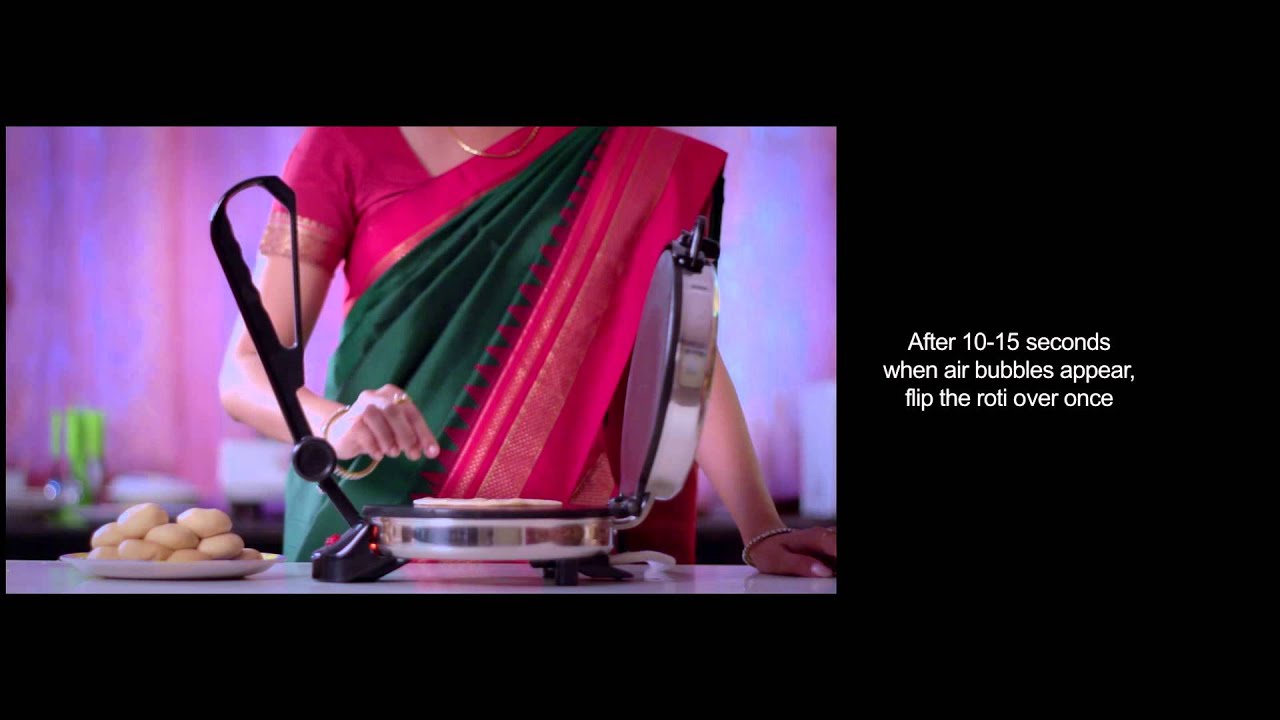 PICASSO ROTI MAKER DEMO - YouTube
