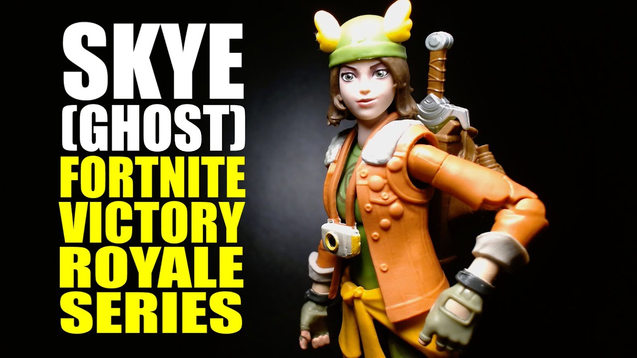 Skye Ghost Fortnite Victory Royale Series Hasbro Action Figure Unboxing ...