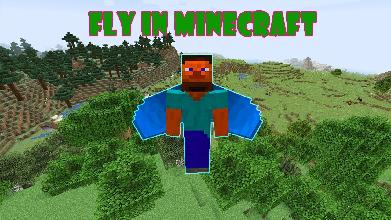 🔥 I Flew for 1 Hour to Explore the Entire Minecraft World! 🌍How to fly ...