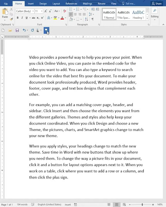 HOW TO ENABLE TEXT-TO-SPEECH IN MICROSOFT WORD - Microsoft Office ...