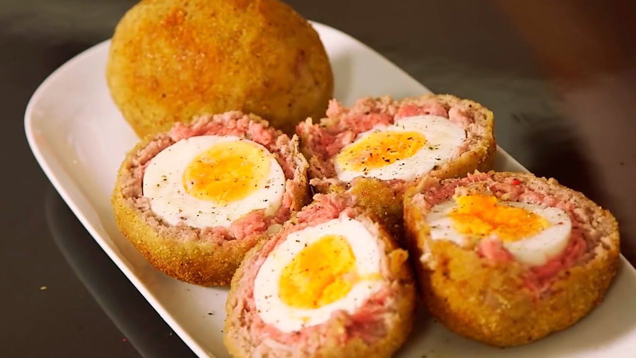 How to make SCOTCH EGGS Step by Step! - YouTube