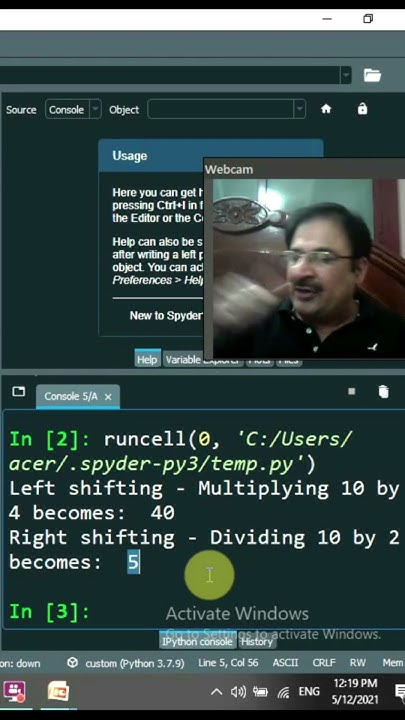 Bitwise Right Shift Operator In Python Shorts Bintuharwani Pythontutorial Pythonlearning