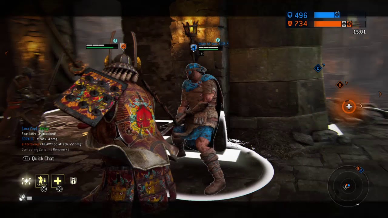 For Honor faint unblockable #KENSEI*WAVE* - YouTube