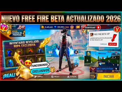 😱 ¡POR FIN! Cómo DESCARGAR e INSTALAR el NUEVO FREE FIRE BETA VISIBLE 2026 (Con Daño y Skins)