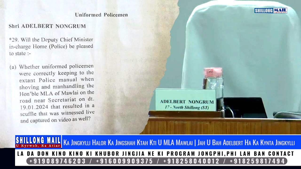 Jah U MLA Ka North Shillong Ha Ka Kynta Jingkylli Ka Jingkylli Halor jah-u-mla-ka-north-shillong-ha-ka-kynta-jingkylli-ka-jingkylli-halor