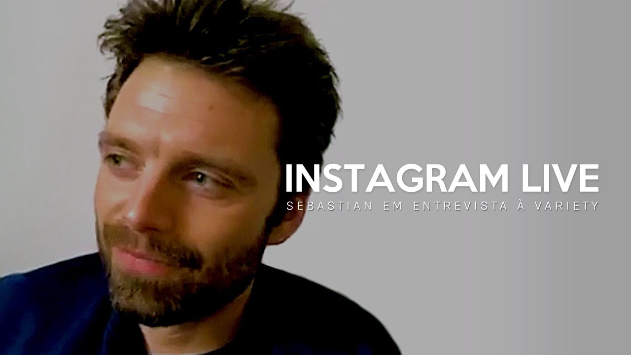 Sebastian Stan INSTAGRAM LIVE full screen | "Endings, Beginnings ...