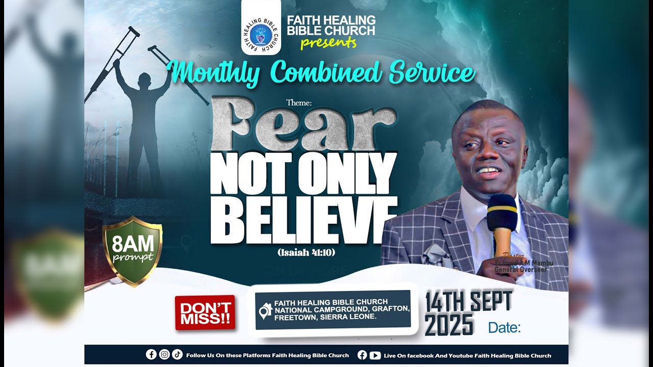 MONTHLY COMBINED SERVICE || SEPTEMBER 2025 EDITION || PASTOR FRANCIS A ...