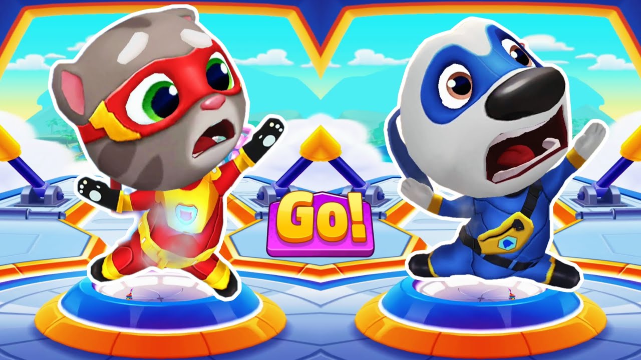 Talking Tom Hero Dash Special Events : Tom vs Tiger Ginger vs Hank vs ...