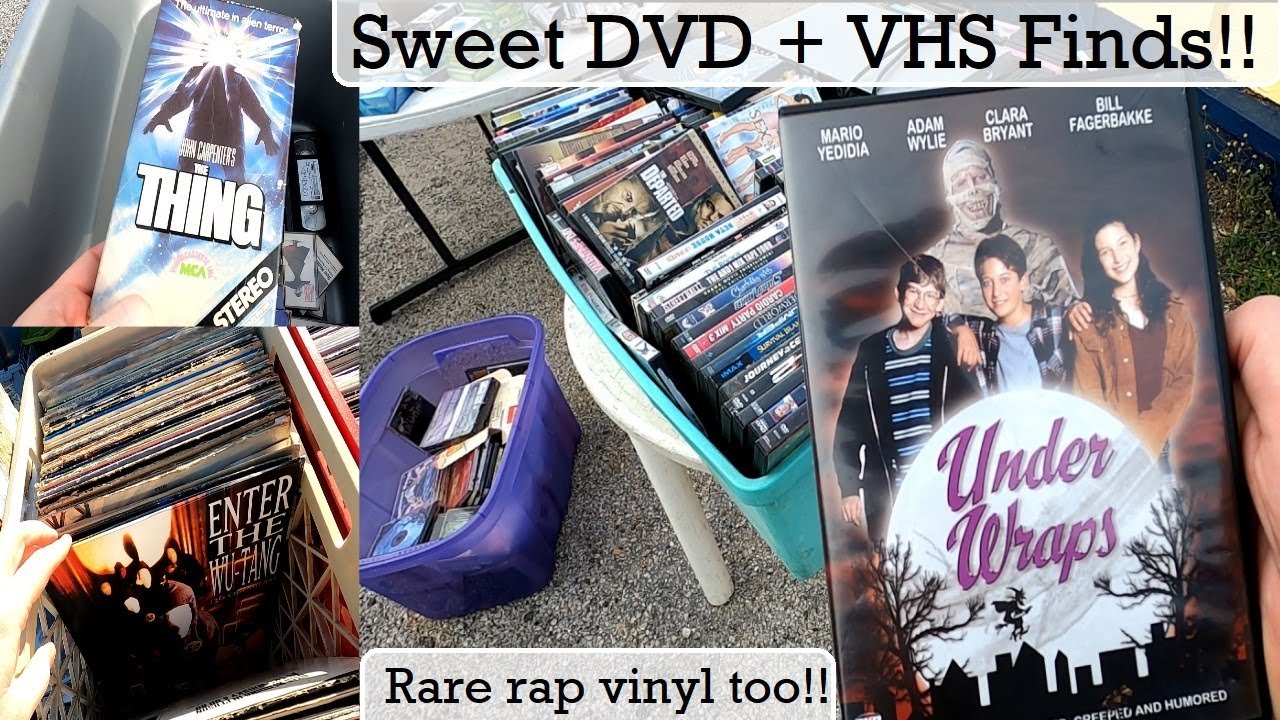 Out of print DVD Hunting at the Flea Market - Score Rap CD's + Vinyl ...