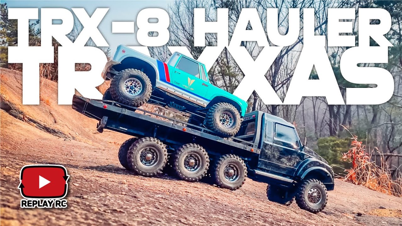 RC Cars. Traxxas Hauler 6x6 (8x8) Rock Crawling Adventure (1/10 Scale ...