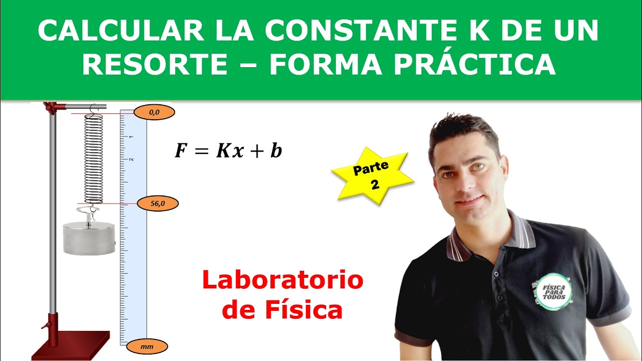 Calcular la constante K de un resorte - Laboratorio de Física Parte 2 ...