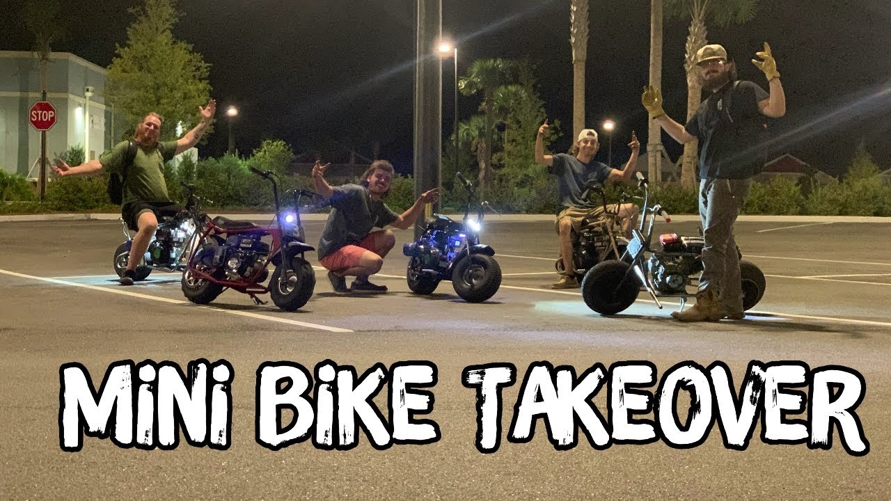 SHREDDING the city streets on MINI BIKES !!! - YouTube