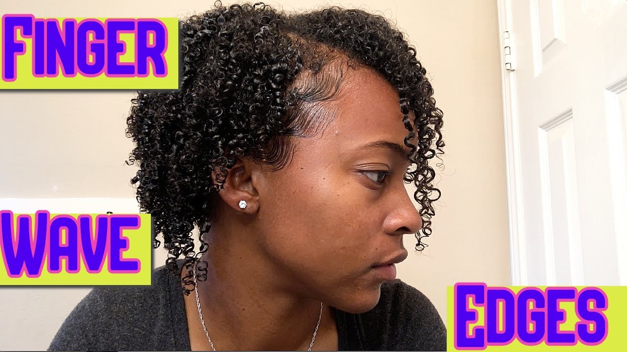 Finger Wave Edges Tutorial - YouTube