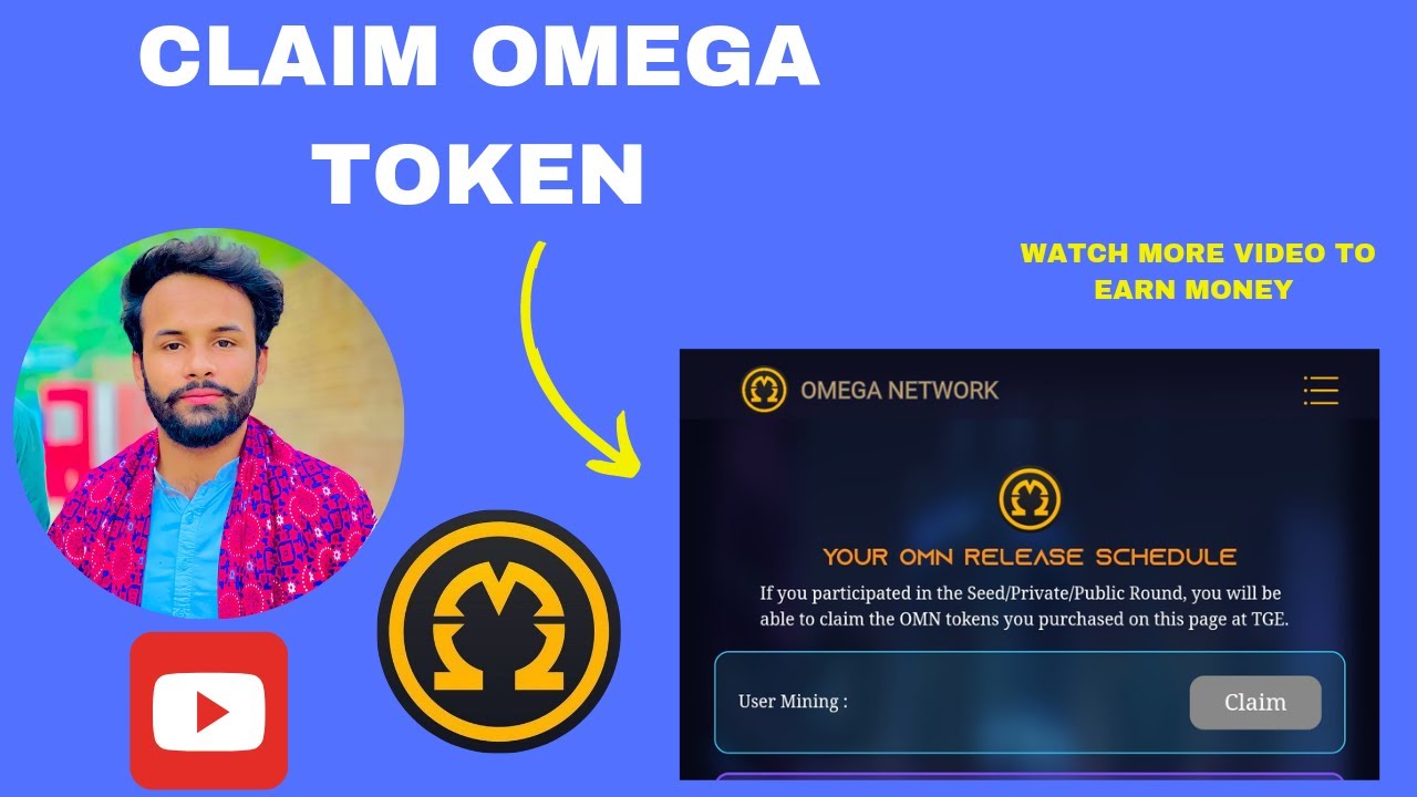 How to Claim Omega Token mining application || Omega Network New update ...