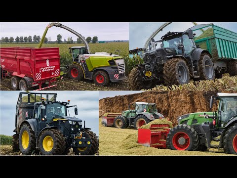 Maisernte in Lauingen 2025 Fendt, Deutz Fahr, Claas, John Deere, New Holland