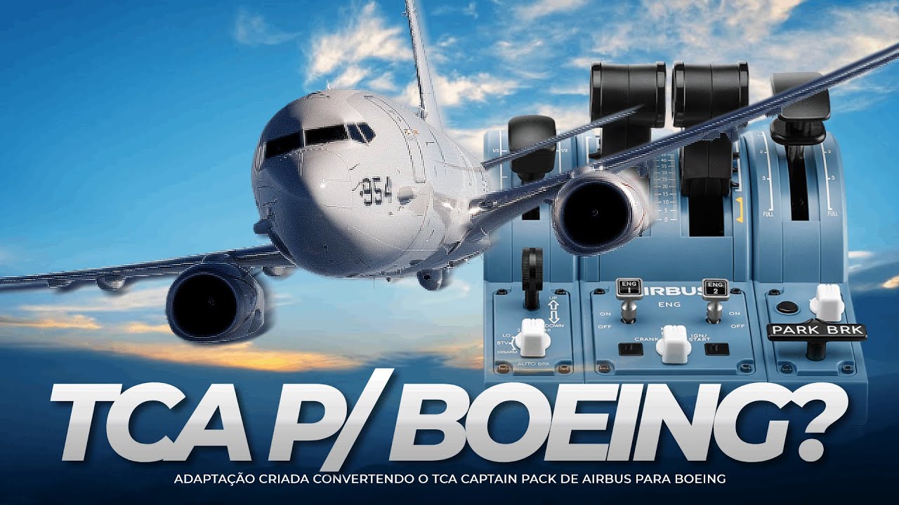TCA Airbus com MOD de Flap e Speedbrake para Boeing - YouTube