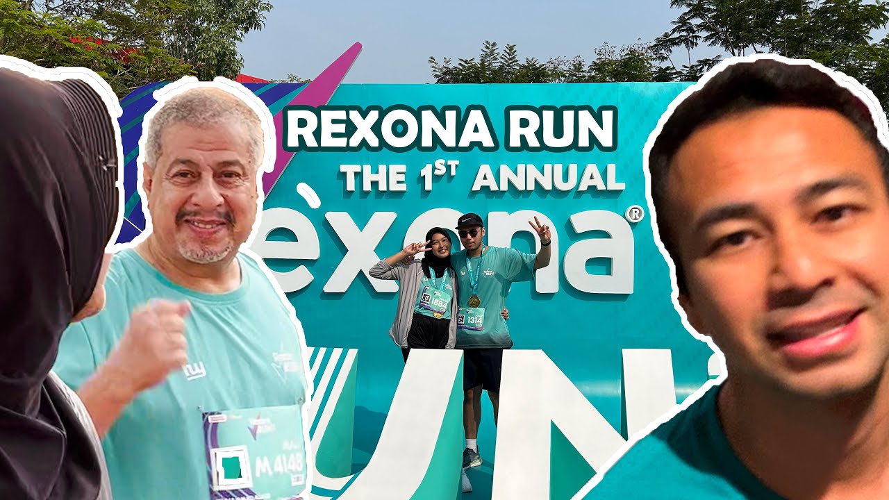 LARI BARENG RAFFI AHMAD FADIL JAIDI DAN PAK MUH (REXONA RUN 2023) - YouTube