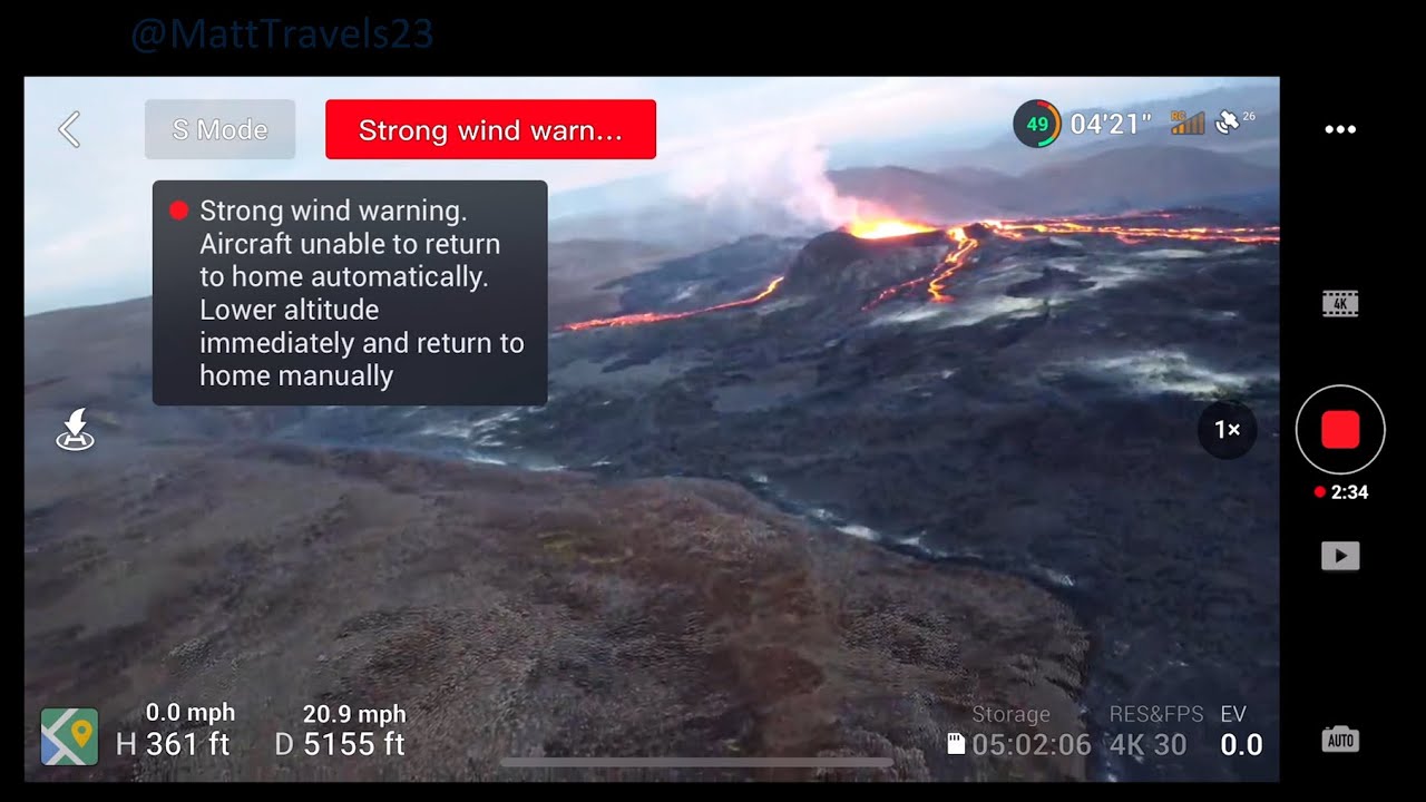 Fagradalsfjall Volcano eruption documentary of crashing my drone in 4K ...